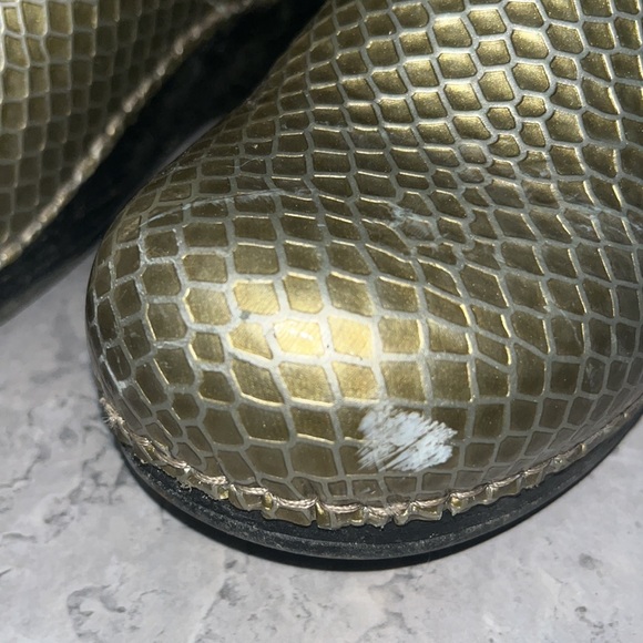 Dansko | Shoes | Dansko Xp Pro Gold Metallic Snake Skin Clog Size 38 ...